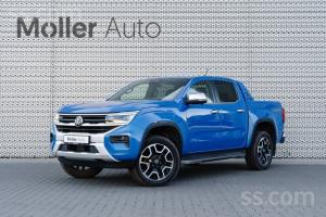 Zils Volkswagen Amarok 2024 Rīga, ar dzinēja tilpumu 3.00 L un nobraukumu 80 tūkst. km par 42900 €, foto  vietnē AUTOMOTO.COM.LV