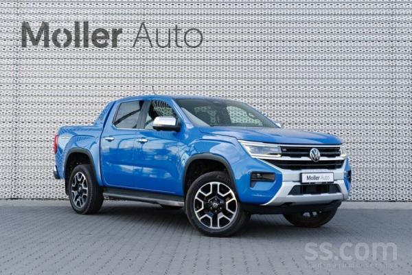 Blue Volkswagen Amarok 2024 in Riga, with an engine capacity of 3.00 L and mileage of 80 thousand km for 42900 €, photo 2 on AUTOMOTO.COM.LV