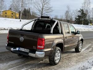 Brown Volkswagen Amarok 2012 in Aizkraukle, with an engine capacity of 2.00 L and mileage of 273 thousand km for 12470 €, photo 17 on AUTOMOTO.COM.LV