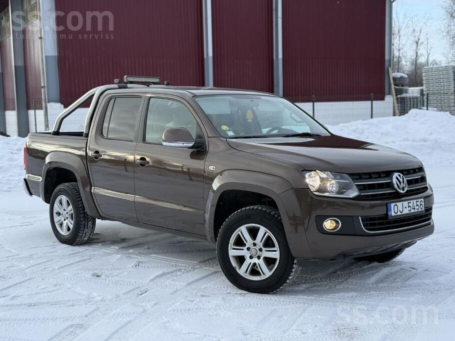 Brown Volkswagen Amarok 2012 in Aizkraukle, with an engine capacity of 2.00 L and mileage of 273 thousand km for 12470 €, photo 21 on AUTOMOTO.COM.LV