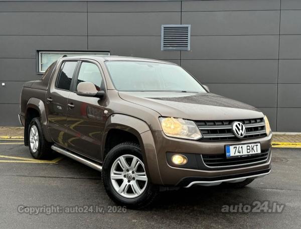 Brown Volkswagen Amarok 2014 in Tallinn, with an engine capacity of 2.00 L and mileage of 355 thousand km for 9999 €, photo 2 on AUTOMOTO.COM.LV