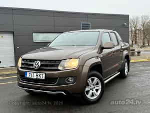 Brown Volkswagen Amarok 2014 in Tallinn, with an engine capacity of 2.00 L and mileage of 355 thousand km for 9999 €, photo 3 on AUTOMOTO.COM.LV