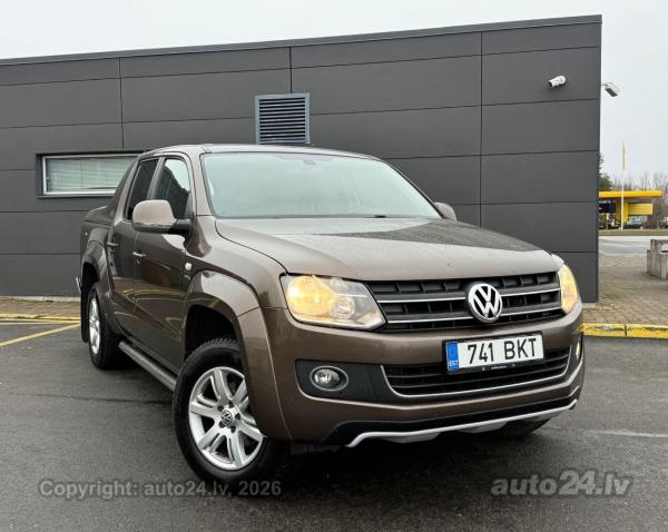 Brown Volkswagen Amarok 2014 in Tallinn, with an engine capacity of 2.00 L and mileage of 355 thousand km for 9999 €, photo 7 on AUTOMOTO.COM.LV