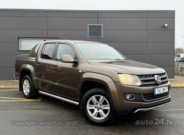 Brown Volkswagen Amarok 2014 in Tallinn, with an engine capacity of 2.00 L and mileage of 355 thousand km for 9999 €, photo 8 on AUTOMOTO.COM.LV