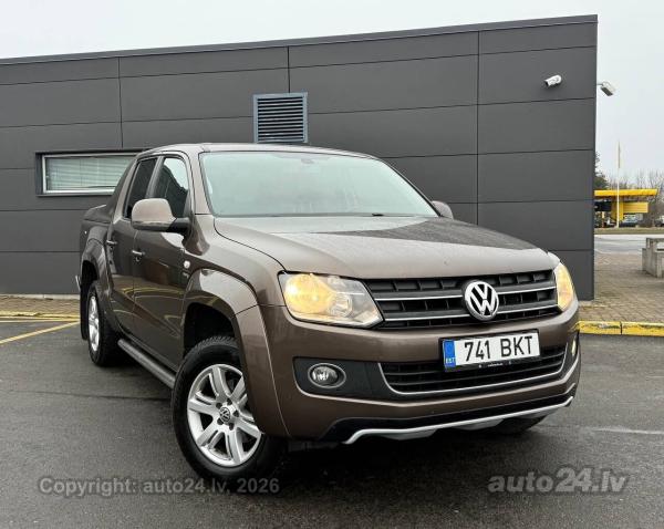 Brown Volkswagen Amarok 2014 in Tallinn, with an engine capacity of 2.00 L and mileage of 355 thousand km for 8750 €, photo 6 on AUTOMOTO.COM.LV