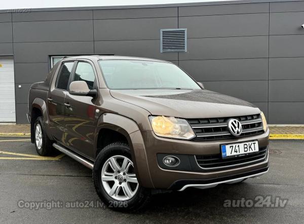 Brown Volkswagen Amarok 2014 in Tallinn, with an engine capacity of 2.00 L and mileage of 355 thousand km for 8750 €, photo 7 on AUTOMOTO.COM.LV