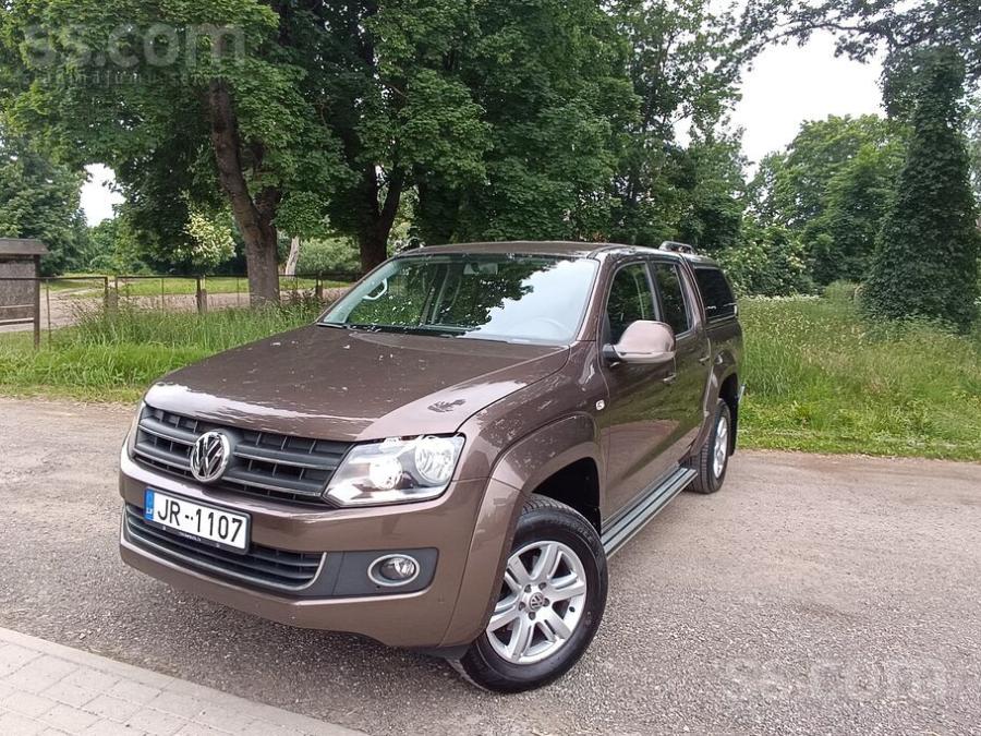 Brūns Volkswagen Amarok 2014 Rīga, ar dzinēja tilpumu 1.90 L un nobraukumu 95 tūkst. km par 16000 €, foto 1 vietnē AUTOMOTO.COM.LV