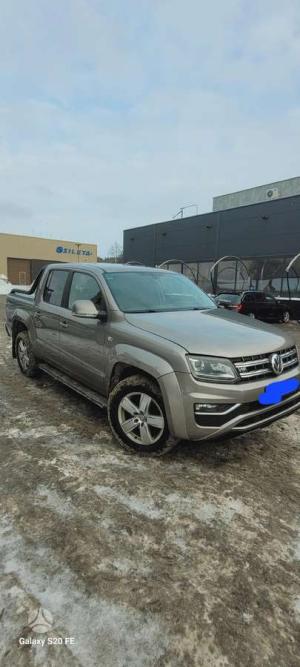 Brūns Volkswagen Amarok 2018 Viļņa, ar dzinēja tilpumu 2.97 L un nobraukumu 240 tūkst. km par 17500 €, foto  vietnē AUTOMOTO.COM.LV