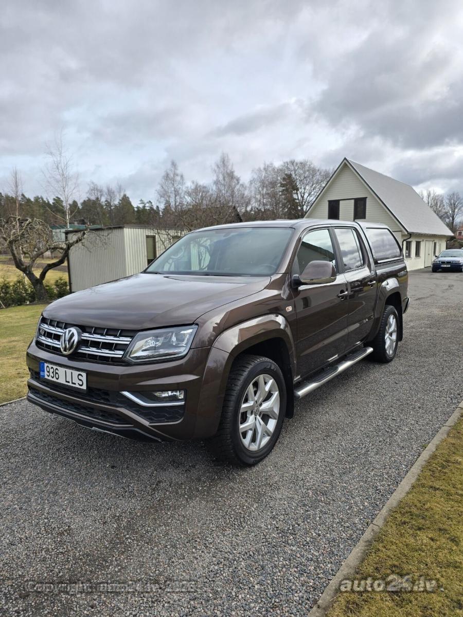 Brown Volkswagen Amarok 2020 in Tartu, with an engine capacity of 3.00 L and mileage of 215 thousand km for 27500 €, photo 1 on AUTOMOTO.COM.LV