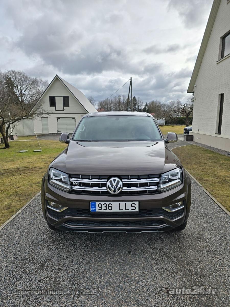 Brown Volkswagen Amarok 2020 in Tartu, with an engine capacity of 3.00 L and mileage of 215 thousand km for 27500 €, photo 3 on AUTOMOTO.COM.LV