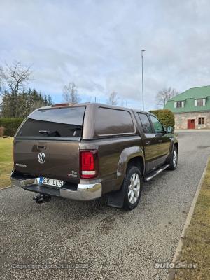 Brown Volkswagen Amarok 2020 in Tartu, with an engine capacity of 3.00 L and mileage of 215 thousand km for 27500 €, photo 4 on AUTOMOTO.COM.LV