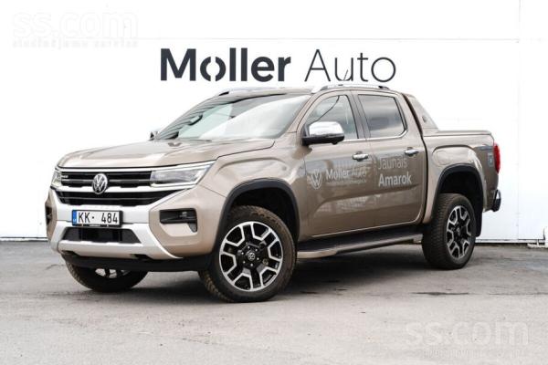 Brown Volkswagen Amarok 2025 in Riga, with an engine capacity of 3.00 L and mileage of 14 thousand km for 53900 €, photo 1 on AUTOMOTO.COM.LV