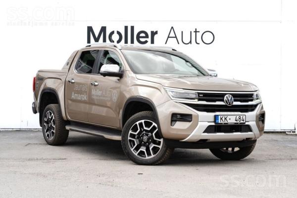 Brown Volkswagen Amarok 2025 in Riga, with an engine capacity of 3.00 L and mileage of 14 thousand km for 53900 €, photo 2 on AUTOMOTO.COM.LV