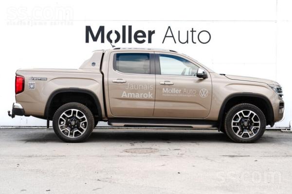 Brown Volkswagen Amarok 2025 in Riga, with an engine capacity of 3.00 L and mileage of 14 thousand km for 53900 €, photo 5 on AUTOMOTO.COM.LV