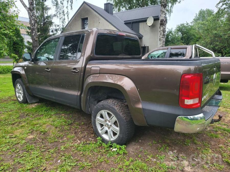 Brūns Volkswagen Amarok 2010 Rīga, ar dzinēja tilpumu 2.00 L un nobraukumu 309 tūkst. km par 7300 €, foto 5 vietnē AUTOMOTO.COM.LV