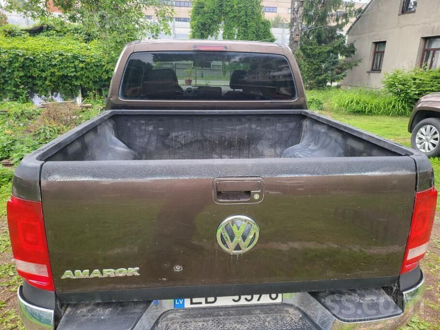 Brūns Volkswagen Amarok 2010 Rīga, ar dzinēja tilpumu 2.00 L un nobraukumu 309 tūkst. km par 7300 €, foto 6 vietnē AUTOMOTO.COM.LV
