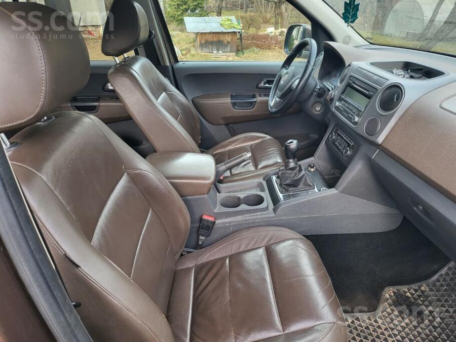 Brūns Volkswagen Amarok 2010 Rīga, ar dzinēja tilpumu 2.00 L un nobraukumu 309 tūkst. km par 7300 €, foto 10 vietnē AUTOMOTO.COM.LV