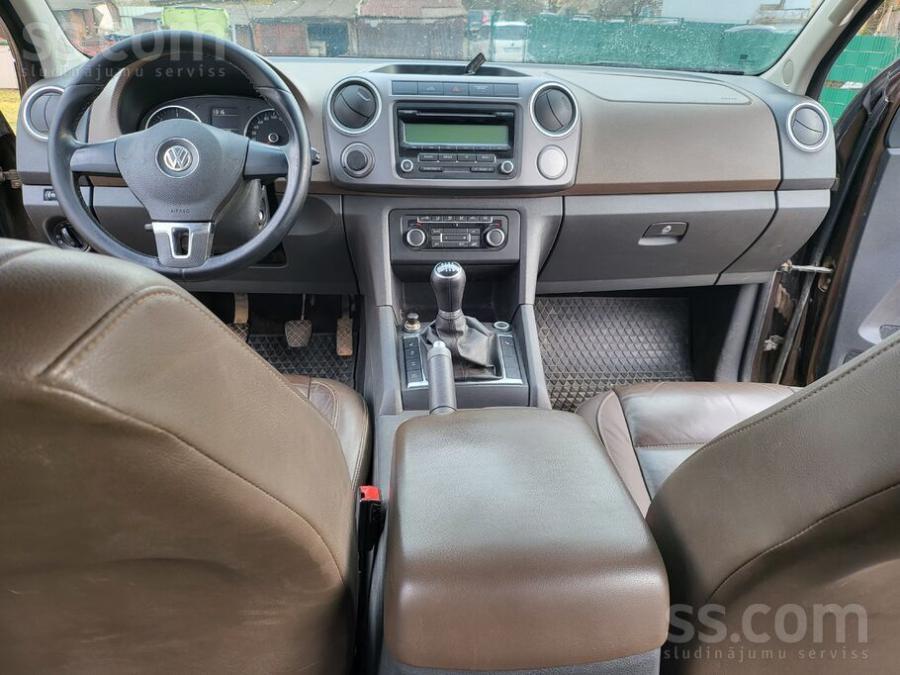 Brūns Volkswagen Amarok 2010 Rīga, ar dzinēja tilpumu 2.00 L un nobraukumu 309 tūkst. km par 7300 €, foto 13 vietnē AUTOMOTO.COM.LV