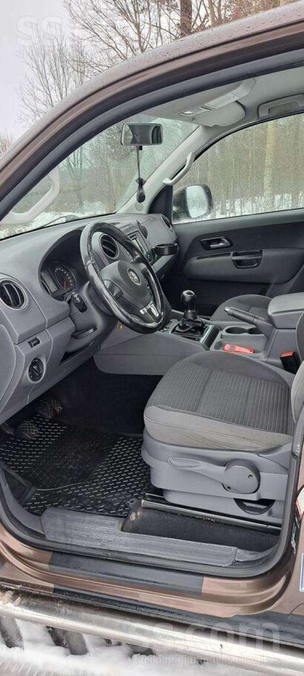 Brūns Volkswagen Amarok 2011 Jēkabpils, ar dzinēja tilpumu 2.00 L un nobraukumu 258 tūkst. km par 8100 €, foto 4 vietnē AUTOMOTO.COM.LV