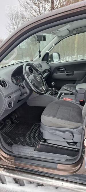 Brūns Volkswagen Amarok 2011 Jēkabpils, ar dzinēja tilpumu 2.00 L un nobraukumu 258 tūkst. km par 8100 €, foto 5 vietnē AUTOMOTO.COM.LV