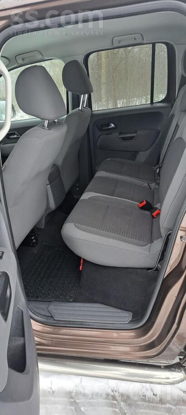 Brūns Volkswagen Amarok 2011 Jēkabpils, ar dzinēja tilpumu 2.00 L un nobraukumu 258 tūkst. km par 8100 €, foto 8 vietnē AUTOMOTO.COM.LV