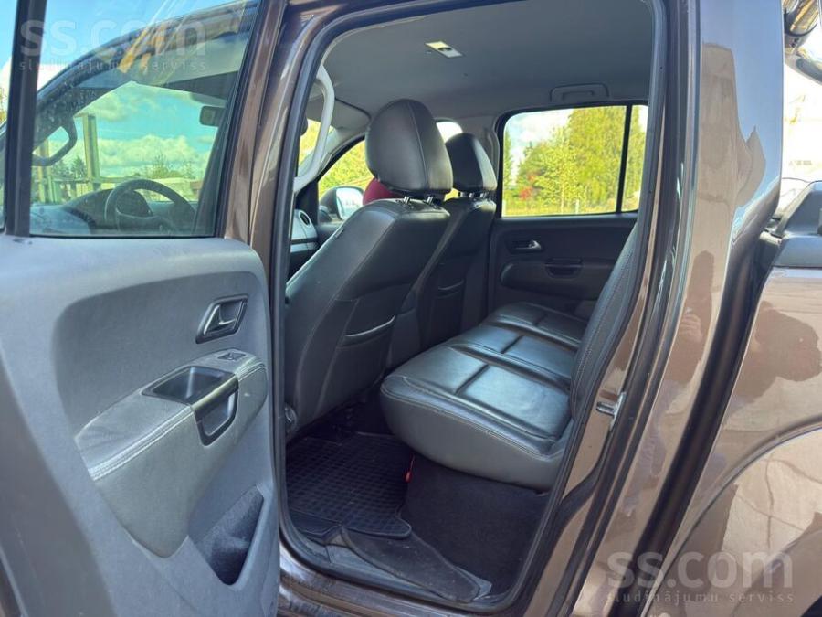Brūns Volkswagen Amarok 2011 Rīga, ar dzinēja tilpumu 2.00 L un nobraukumu 347 tūkst. km par 7500 €, foto 9 vietnē AUTOMOTO.COM.LV