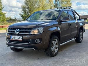 Brūns Volkswagen Amarok 2011 Rīga, ar dzinēja tilpumu 2.00 L un nobraukumu 347 tūkst. km par 7500 €, foto  vietnē AUTOMOTO.COM.LV