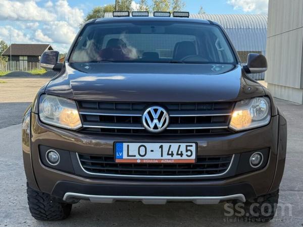 Volkswagen Amarok 2011 in Riga on AUTOMOTO.COM.LV Brown Volkswagen Amarok 2011 in Riga, with an engine capacity of 2.00 L and mileage of 347 thousand km for 7500 €, photo 3 on AUTOMOTO.COM.LV