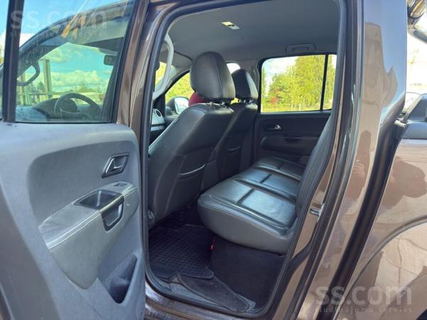 Volkswagen Amarok 2011 in Riga on AUTOMOTO.COM.LV Brown Volkswagen Amarok 2011 in Riga, with an engine capacity of 2.00 L and mileage of 347 thousand km for 7500 €, photo 9 on AUTOMOTO.COM.LV
