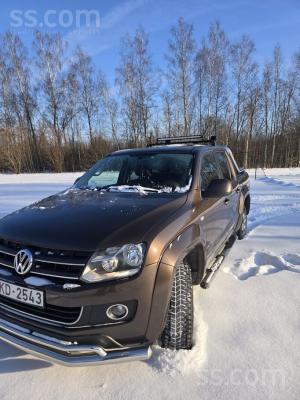 Brūns Volkswagen Amarok 2012 Jelgava, ar dzinēja tilpumu 2.00 L un nobraukumu 308 tūkst. km par 10000 €, foto 5 vietnē AUTOMOTO.COM.LV