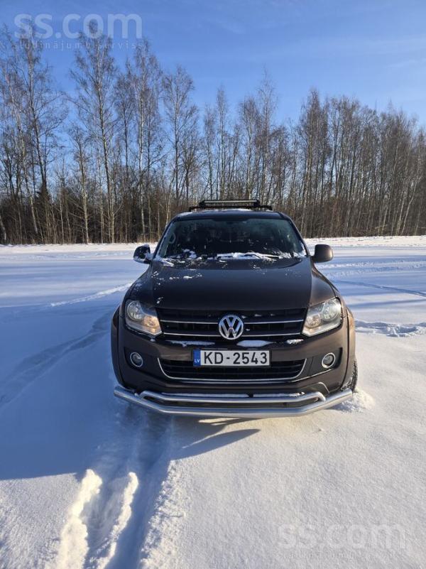 Brūns Volkswagen Amarok 2012 Jelgava, ar dzinēja tilpumu 2.00 L un nobraukumu 308 tūkst. km par 10000 €, foto 6 vietnē AUTOMOTO.COM.LV