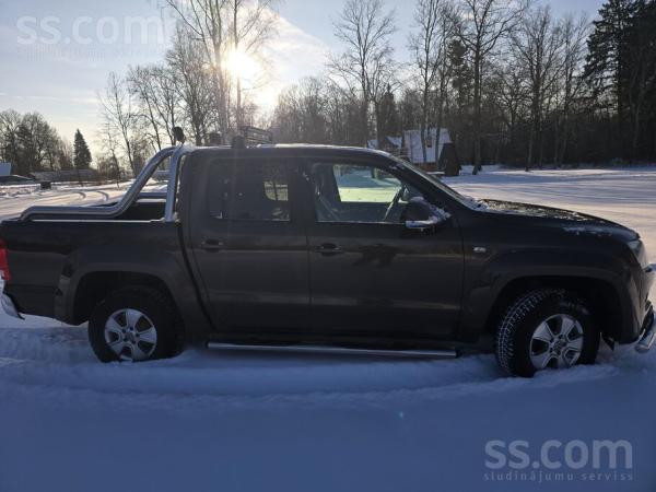 Brūns Volkswagen Amarok 2012 Jelgava, ar dzinēja tilpumu 2.00 L un nobraukumu 308 tūkst. km par 10000 €, foto 10 vietnē AUTOMOTO.COM.LV