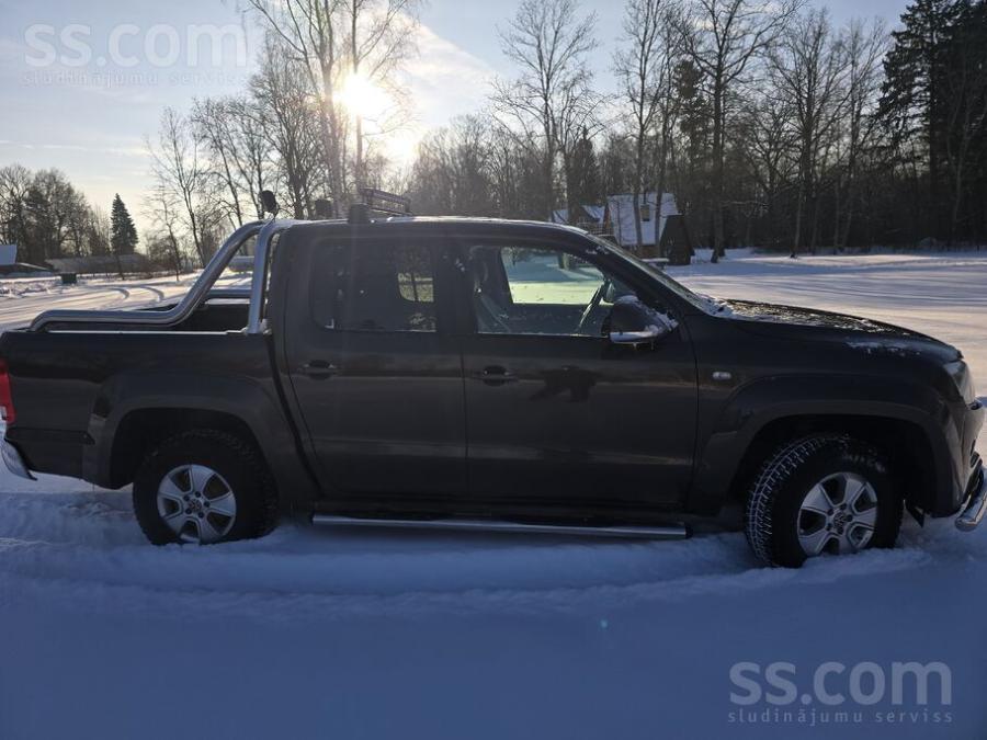 Brūns Volkswagen Amarok 2012 Jelgava, ar dzinēja tilpumu 2.00 L un nobraukumu 308 tūkst. km par 10000 €, foto 10 vietnē AUTOMOTO.COM.LV