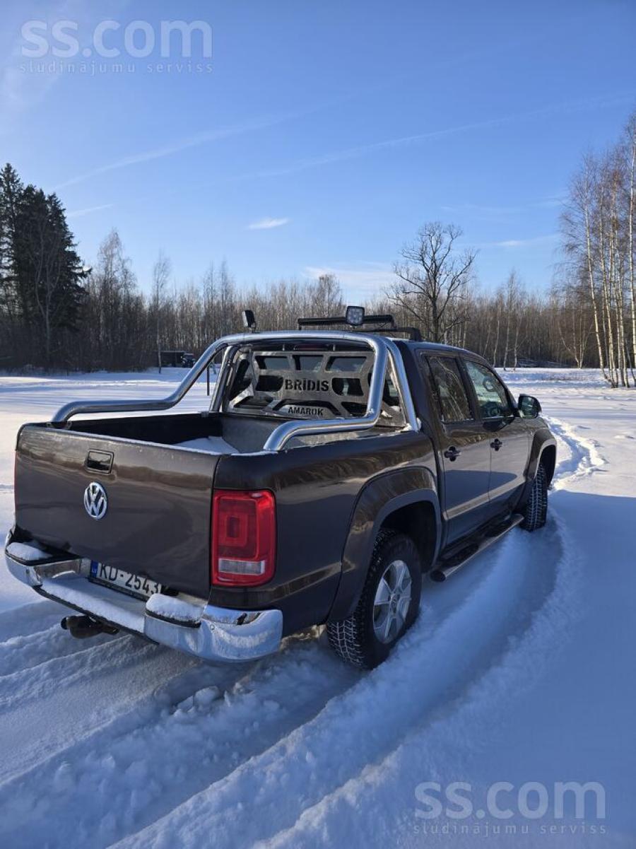 Brūns Volkswagen Amarok 2012 Jelgava, ar dzinēja tilpumu 2.00 L un nobraukumu 308 tūkst. km par 10000 €, foto 11 vietnē AUTOMOTO.COM.LV