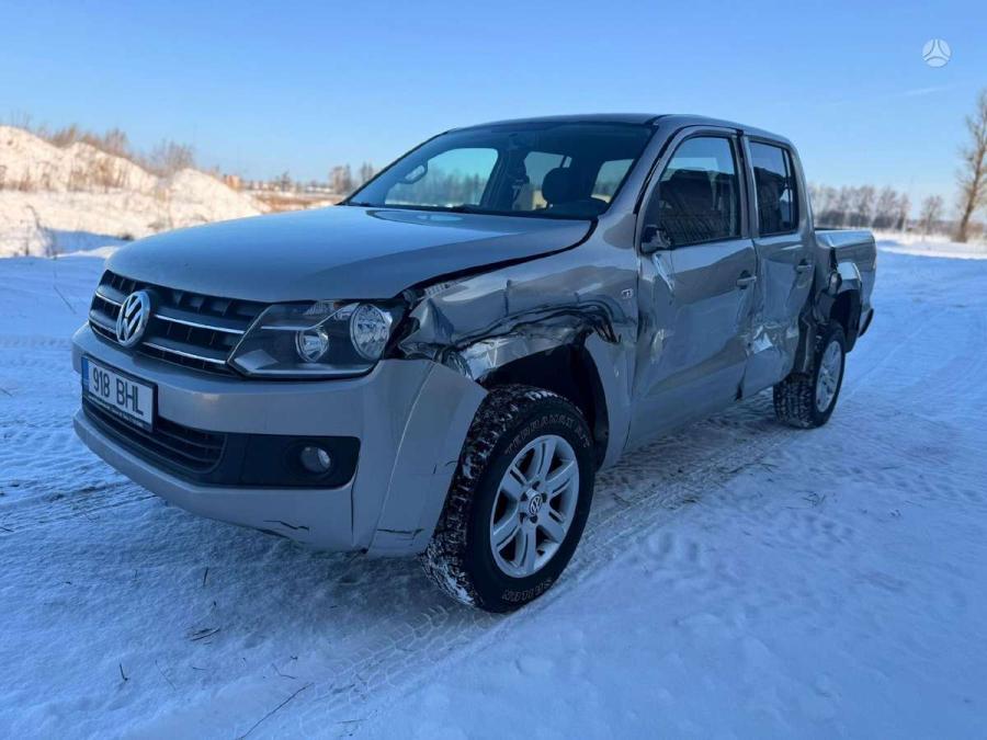 Brūns Volkswagen Amarok 2012 Tartu, ar dzinēja tilpumu 1.97 L un nobraukumu 273 tūkst. km par 5000 €, foto 2 vietnē AUTOMOTO.COM.LV