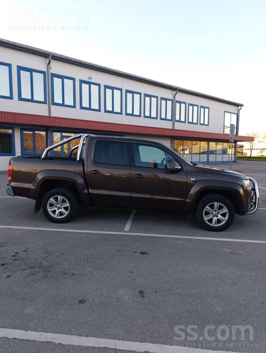 Brūns Volkswagen Amarok 2012 Rēzekne, ar dzinēja tilpumu 2.00 L un nobraukumu 456 tūkst. km par 6500 €, foto 1 vietnē AUTOMOTO.COM.LV
