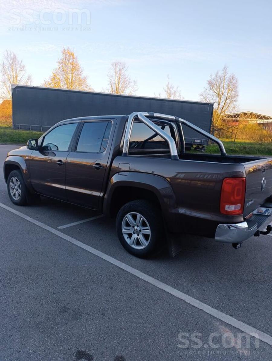 Brūns Volkswagen Amarok 2012 Rēzekne, ar dzinēja tilpumu 2.00 L un nobraukumu 456 tūkst. km par 6500 €, foto 4 vietnē AUTOMOTO.COM.LV