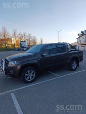 Brūns Volkswagen Amarok 2012 Rēzekne, ar dzinēja tilpumu 2.00 L un nobraukumu 456 tūkst. km par 6500 €, foto 5 vietnē AUTOMOTO.COM.LV
