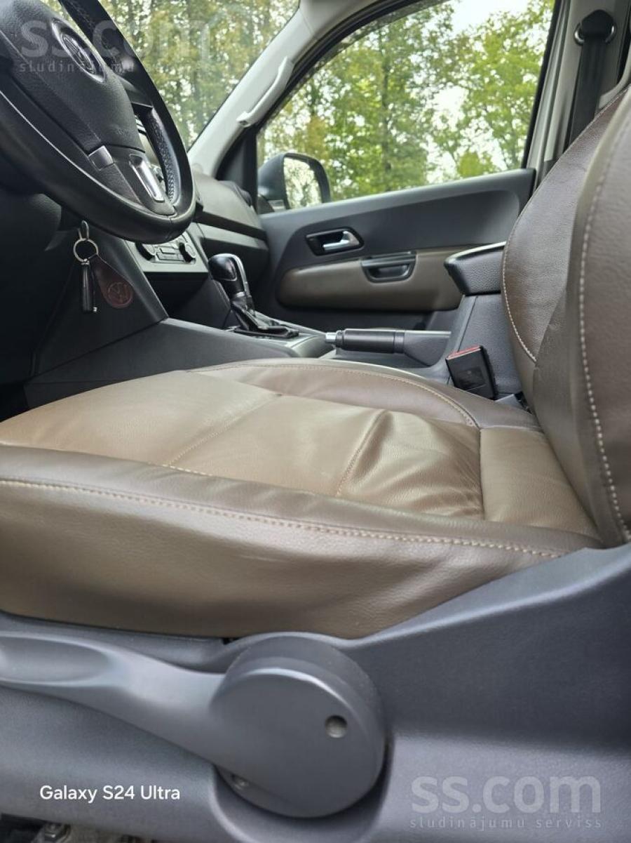 Brown Volkswagen Amarok 2013 in Cesis, with an engine capacity of 2.00 L and mileage of 210 thousand km for 7000 €, photo 11 on AUTOMOTO.COM.LV