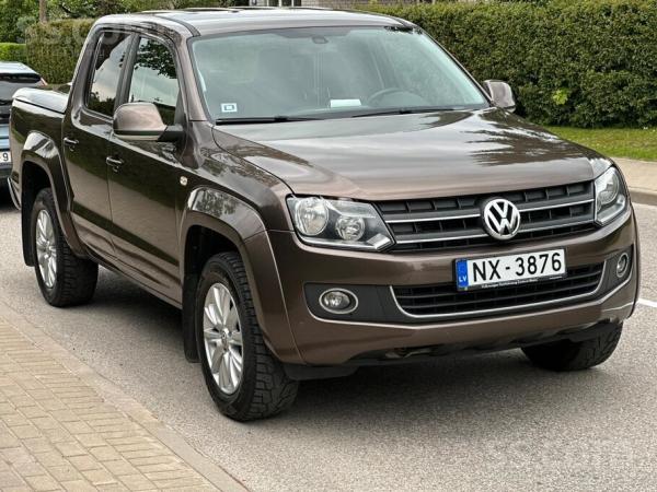 Brūns Volkswagen Amarok 2014 Talsi, ar dzinēja tilpumu 2.00 L un nobraukumu 296 tūkst. km par 12000 €, foto 1 vietnē AUTOMOTO.COM.LV