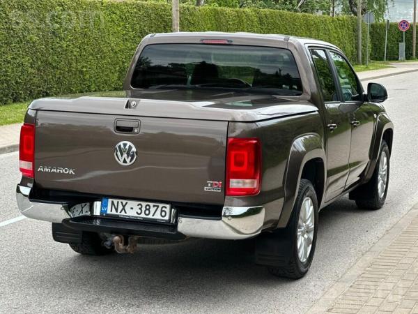 Brūns Volkswagen Amarok 2014 Talsi, ar dzinēja tilpumu 2.00 L un nobraukumu 296 tūkst. km par 12000 €, foto 2 vietnē AUTOMOTO.COM.LV