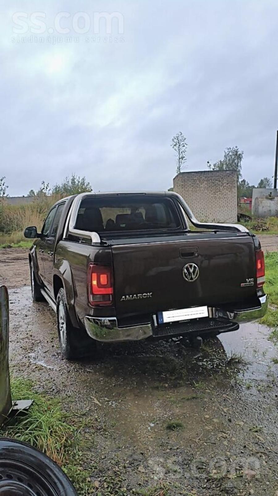 Brūns Volkswagen Amarok 2018 Cēsis, ar dzinēja tilpumu 3.00 L un nobraukumu 372 tūkst. km par 16000 €, foto 4 vietnē AUTOMOTO.COM.LV