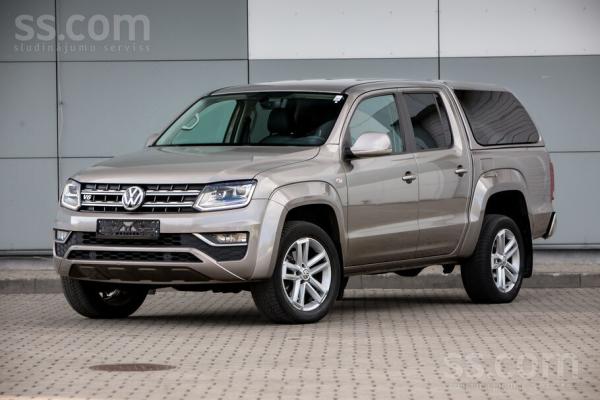 Brown Volkswagen Amarok 2019 in Riga, with an engine capacity of 3.00 L and mileage of 0 thousand km for 23700 €, photo 1 on AUTOMOTO.COM.LV