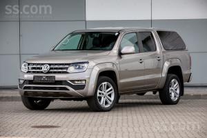 Brown Volkswagen Amarok 2019 in Riga, with an engine capacity of 3.00 L and mileage of 0 thousand km for 23700 €, photo  on AUTOMOTO.COM.LV
