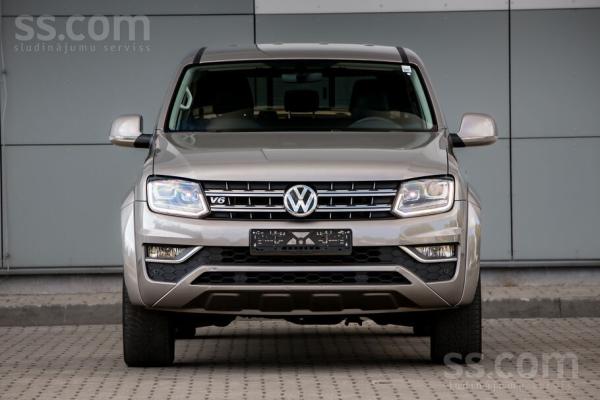 Brown Volkswagen Amarok 2019 in Riga, with an engine capacity of 3.00 L and mileage of 0 thousand km for 23700 €, photo 3 on AUTOMOTO.COM.LV