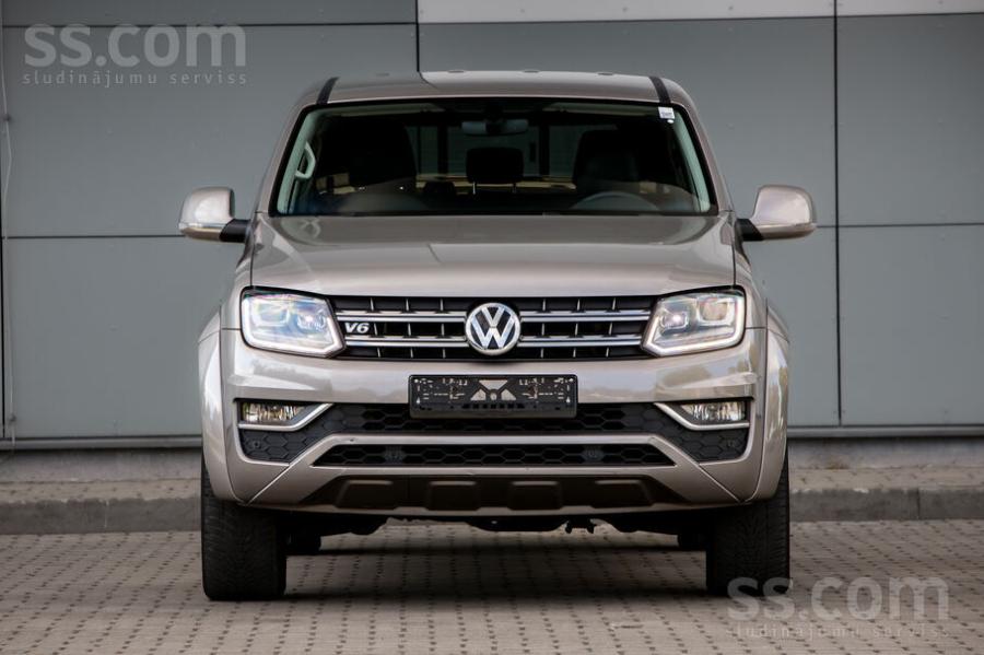 Brown Volkswagen Amarok 2019 in Riga, with an engine capacity of 3.00 L and mileage of 0 thousand km for 23700 €, photo 4 on AUTOMOTO.COM.LV