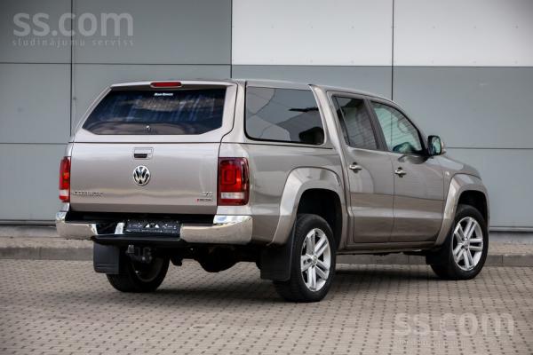 Brown Volkswagen Amarok 2019 in Riga, with an engine capacity of 3.00 L and mileage of 0 thousand km for 23700 €, photo 5 on AUTOMOTO.COM.LV