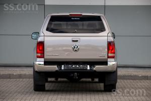 Brown Volkswagen Amarok 2019 in Riga, with an engine capacity of 3.00 L and mileage of 0 thousand km for 23700 €, photo 8 on AUTOMOTO.COM.LV