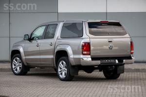 Brown Volkswagen Amarok 2019 in Riga, with an engine capacity of 3.00 L and mileage of 0 thousand km for 23700 €, photo 9 on AUTOMOTO.COM.LV