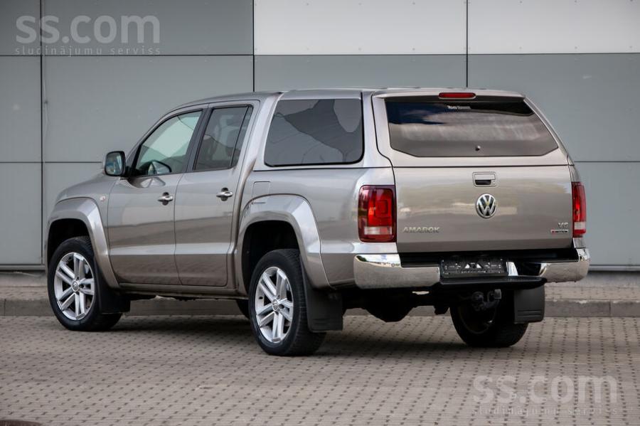Brown Volkswagen Amarok 2019 in Riga, with an engine capacity of 3.00 L and mileage of 0 thousand km for 23700 €, photo 9 on AUTOMOTO.COM.LV